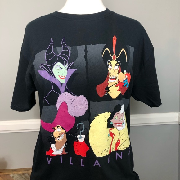 Disney | Tops | Disney Villains Graphic Tshirt | Poshmark